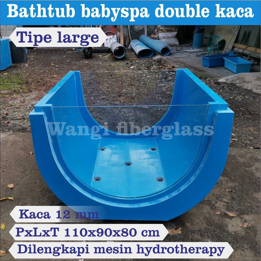 Jual Kolam baby spa fiber kaca double type large - Bathtub baby spa ...