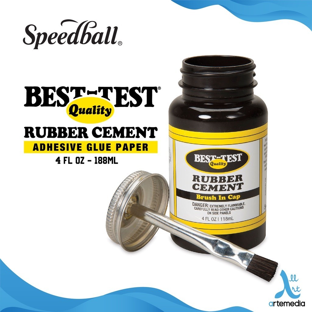 Jual Best Test Rubber Cement Adhesive Glue Paper Lem Kertas | Shopee ...