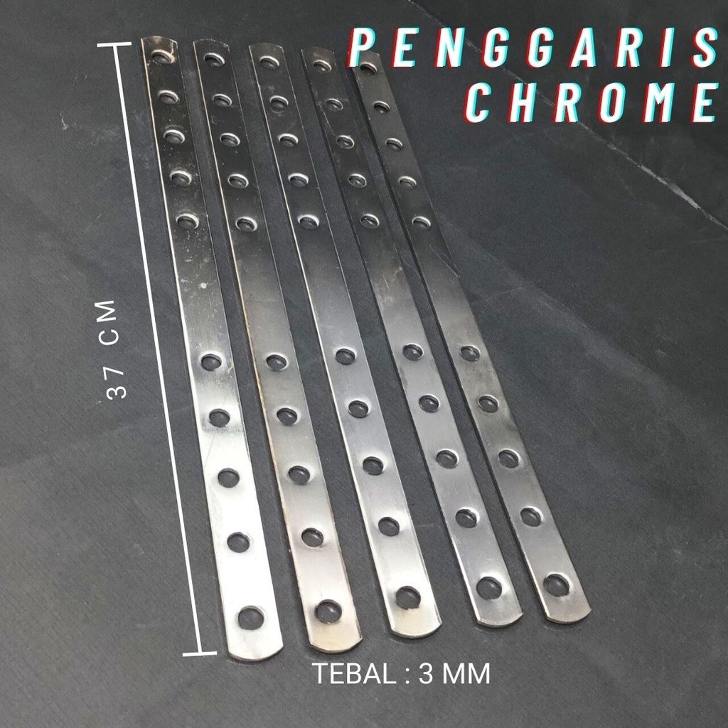Jual PANEL BESI CROME PENAHAN REM PLAT BESI BOLONG STANHUB UNIVERSAL ...