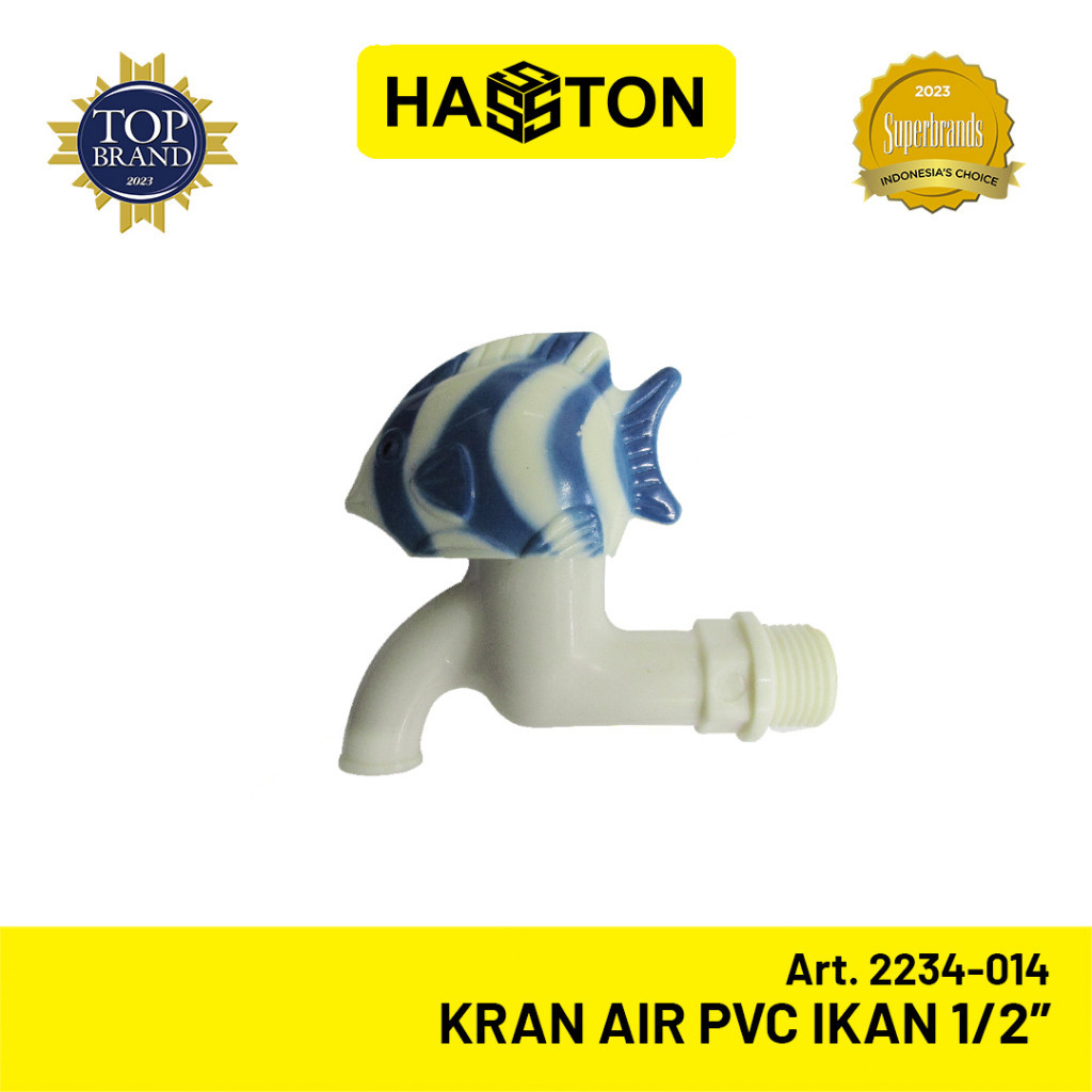 Jual Hasston Kran Air PVC 1/2'' / Keran Plastik (2234) | Shopee Indonesia