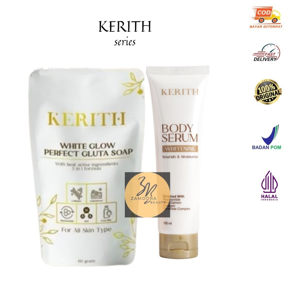 Jual (SATUAN) Kerith White Glow Perfect Gluta Soap ORIGINAL BPOM (1 ...