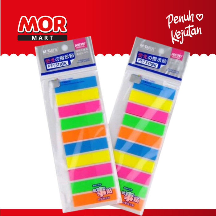 Jual M&G 2x10 Sticky Flags 20's YS-22 ukuran 48x12mm | Shopee Indonesia