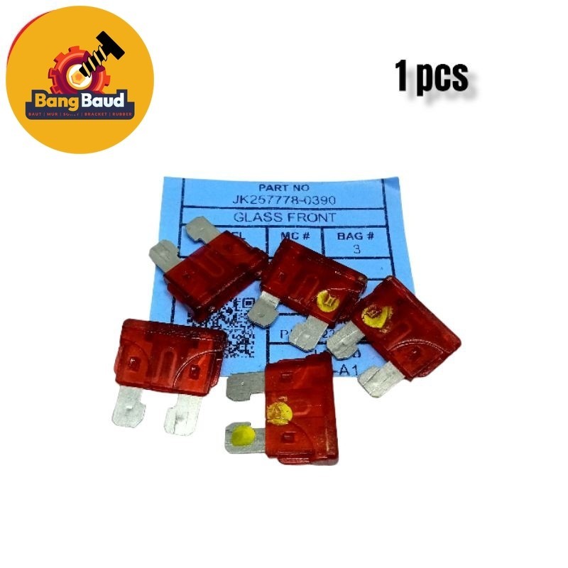 Jual FUSE SIKRING 10A AMPER BESAR WARNA MERAH SIKRING ORIGINAL | Shopee ...