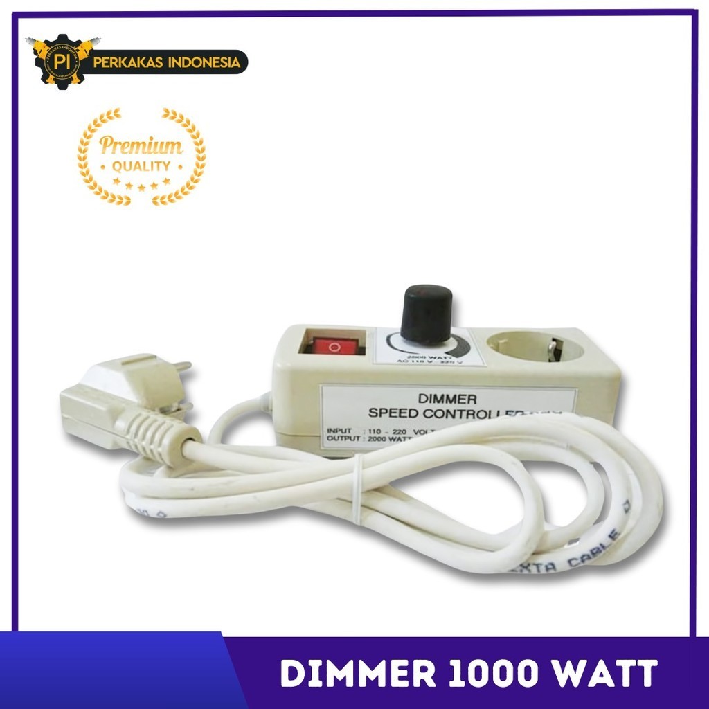 Jual Dimmer 1000 Watt Pengatur Kecepatan Motor Mesin Gerinda Hot Gun ...