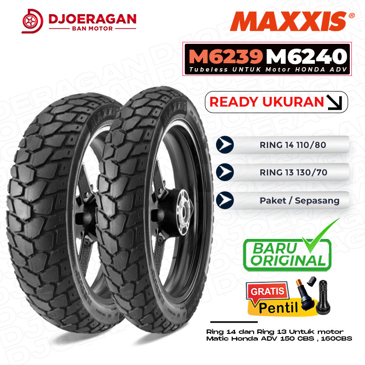 Jual Ban Motor ADV 150 / 160 Maxxis M6239 110/80-14 - M6240 130/70-13 ...