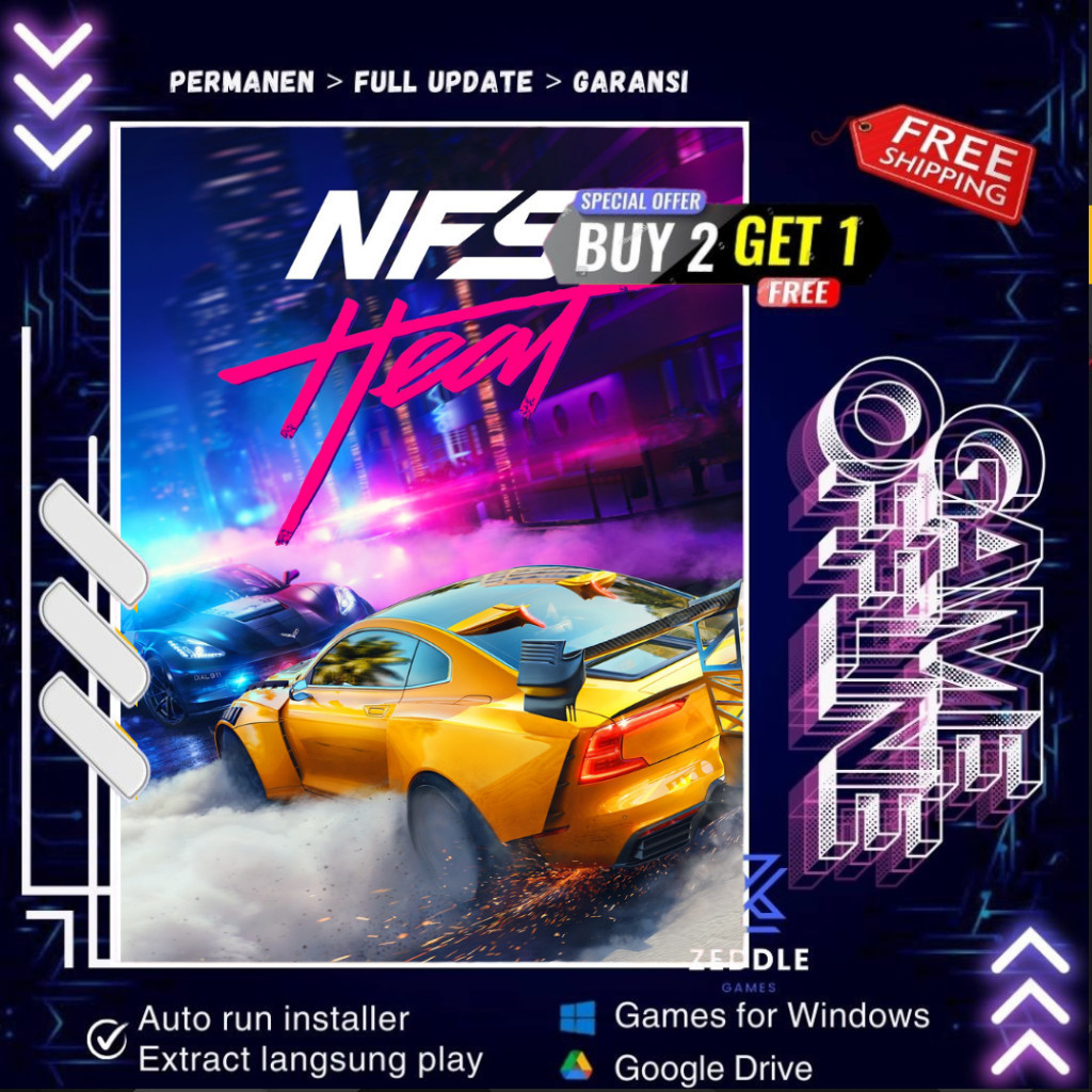 Jual NEED FOR SPEED HEAT - GAME PC / GAME LAPTOP OFFLINE | Shopee Indonesia