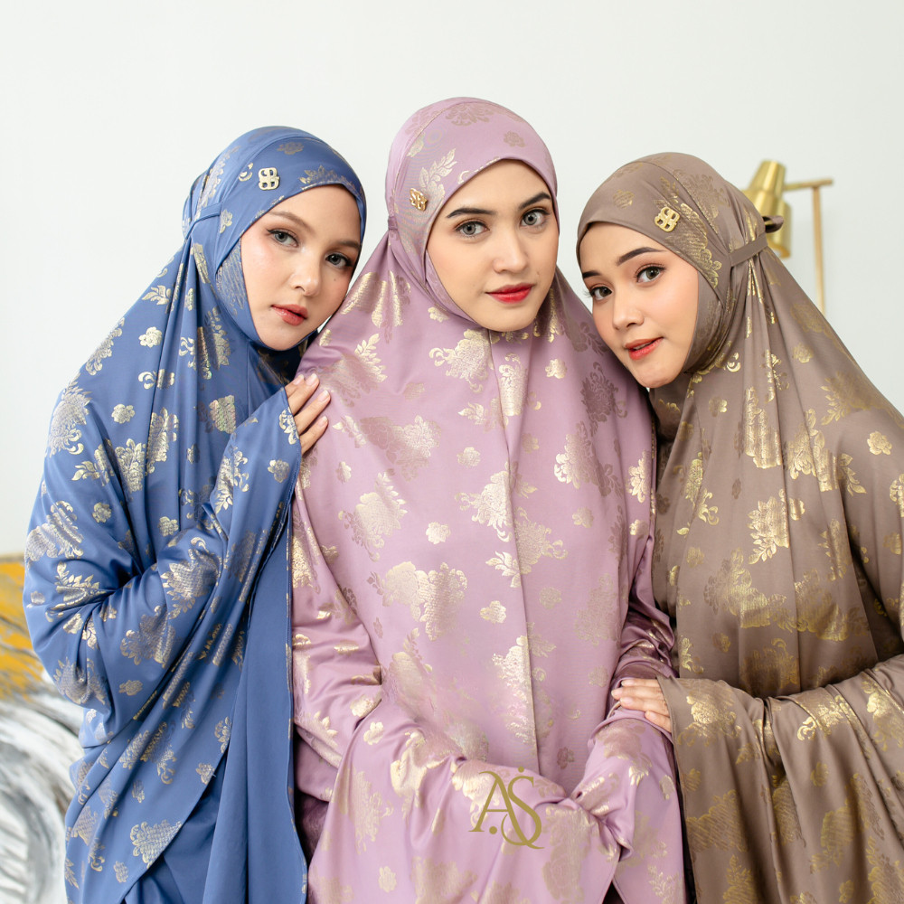 Jual BY67TF As Sajdah - Mukena Hazimah Dewasa Mimoza Strechy Premium ...