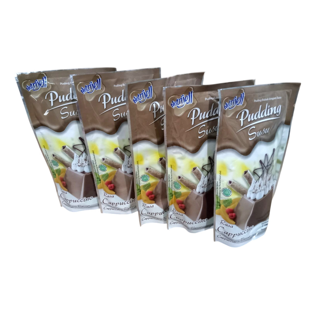 Jual Bundle 5 Pcs - Pudding Puding Susu Bubuk Nutrijell Rasa Cappucino ...