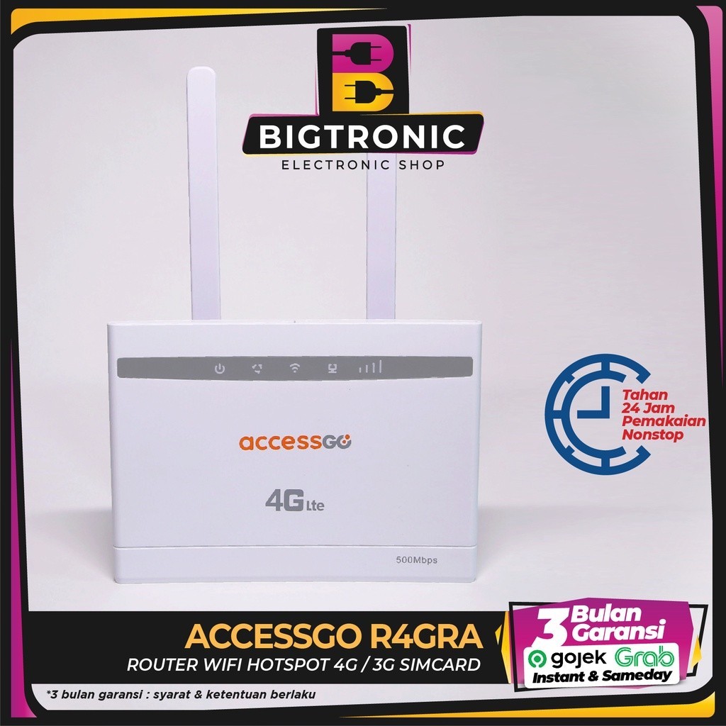 Jual Router Wifi Sim card 4G AccessGo R4GRA 500MBPS External Antena ...