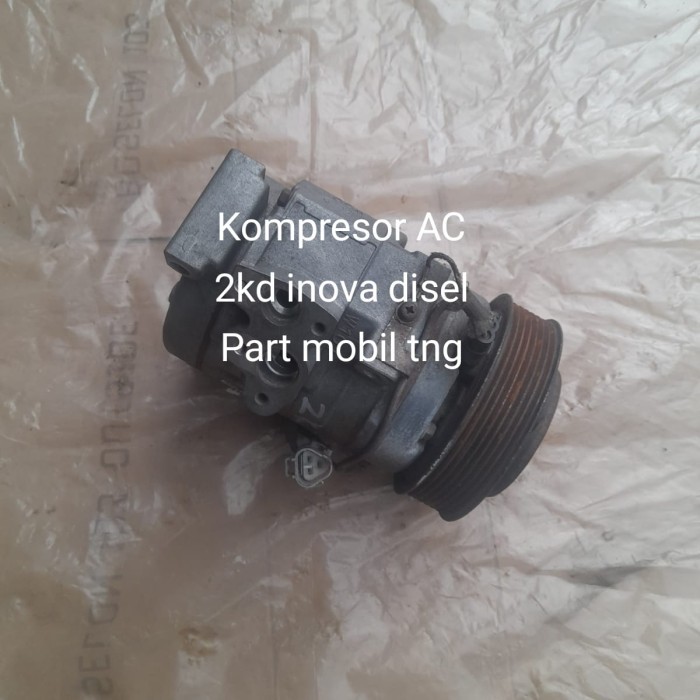 Jual Kompresor Compressor Ac Innova Inova Diesel 2kd Copotan | Shopee ...