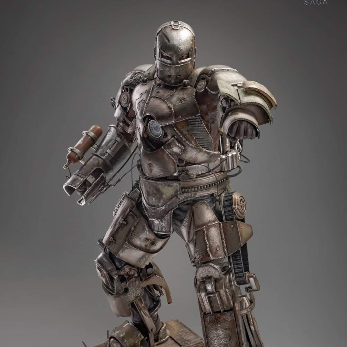 Jual Queen Studios Iron Man Mark 1 (Marvel) | Shopee Indonesia