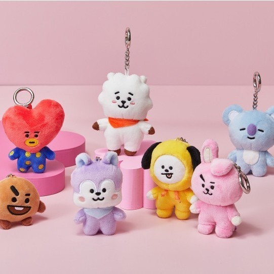 Jual Line Friends BT21 RJ Big & Tiny Doll Keyring | Shopee Indonesia