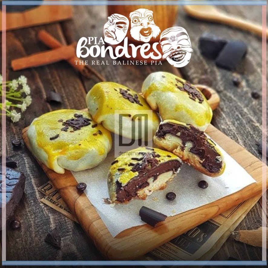 Jual Pia Bondres Coklat Keju Kacang Hijau Ijo Durian Makanan Jajanan ...