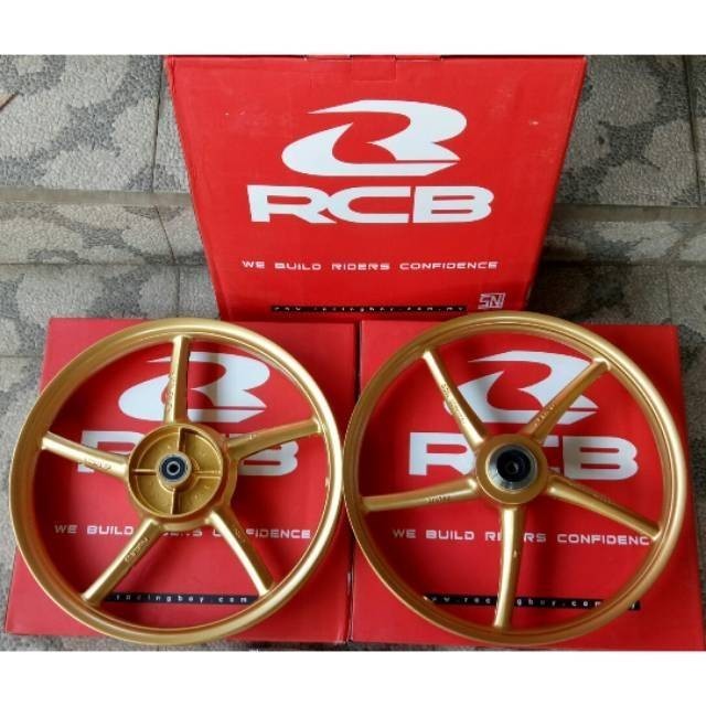 Jual Velg RCB Racing Boy Sp522 Palang5 Gold Jupiter Z JupiterMX VegaR ...