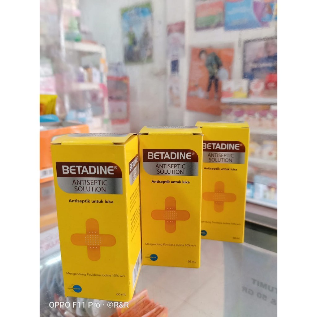 Jual BETADINE ANTISEPTIC SOLUTION 60 ML (HARGA PER BOTOL) | Shopee ...