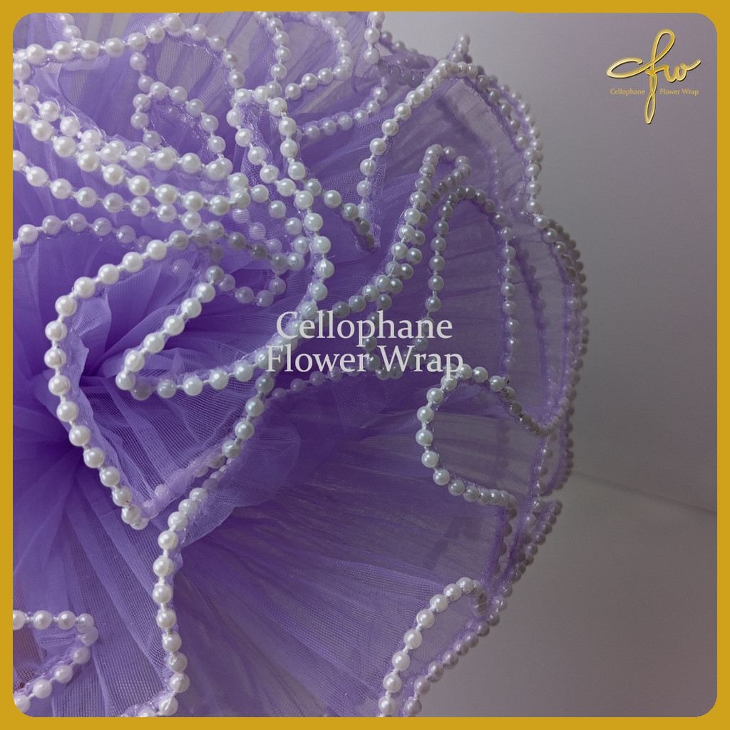 Jual Korean Furing + Mutiara / Renda bunga + Mutiara (Hiasan Kertas ...