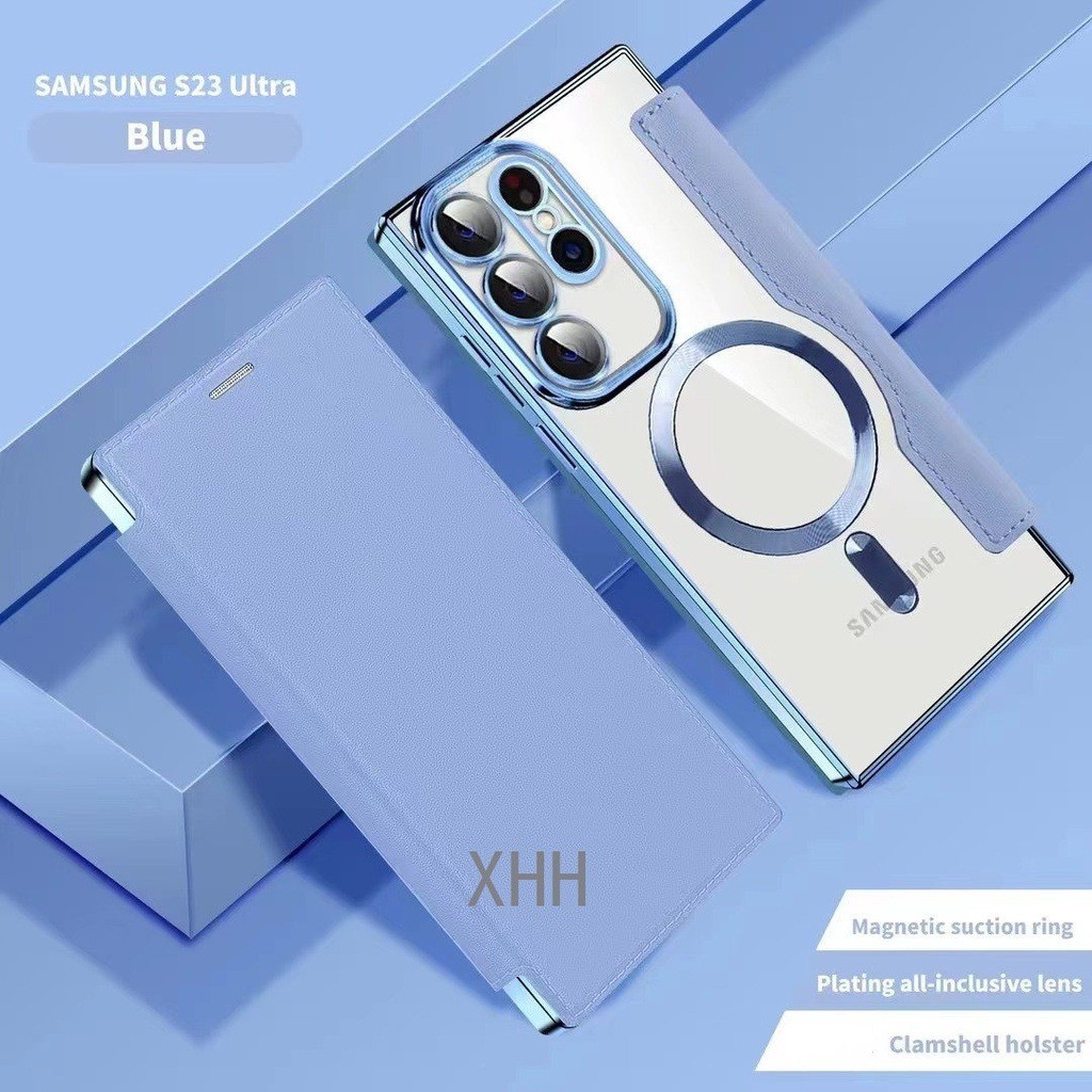 Jual Advanced Flip Leather Phone Casing Suitable for Galaxy Samsung S25 S24 S23 S22 Plus Ultra ...