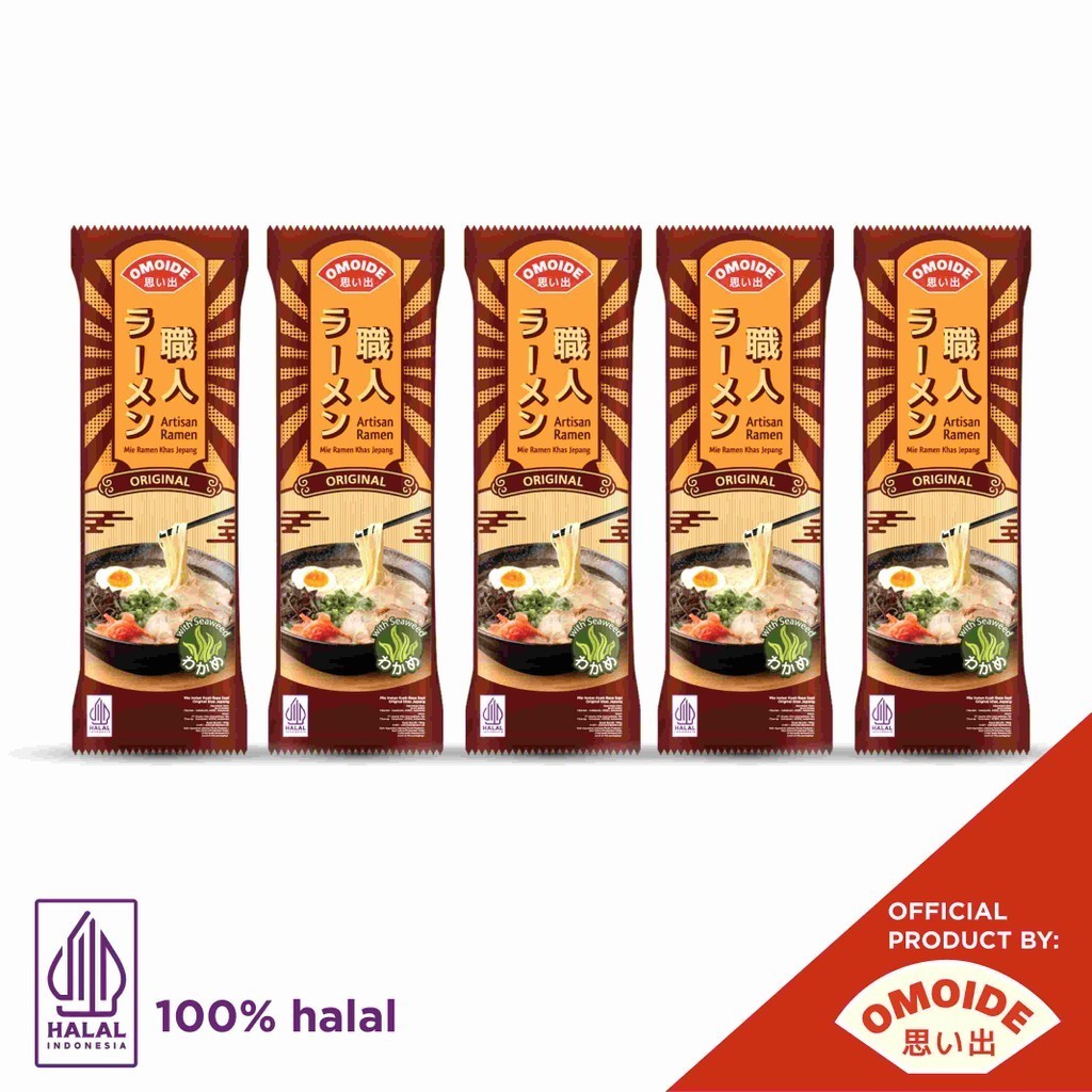 Jual Paket Isi 5 - Omoide Artisan Ramen 105 gr | Shopee Indonesia