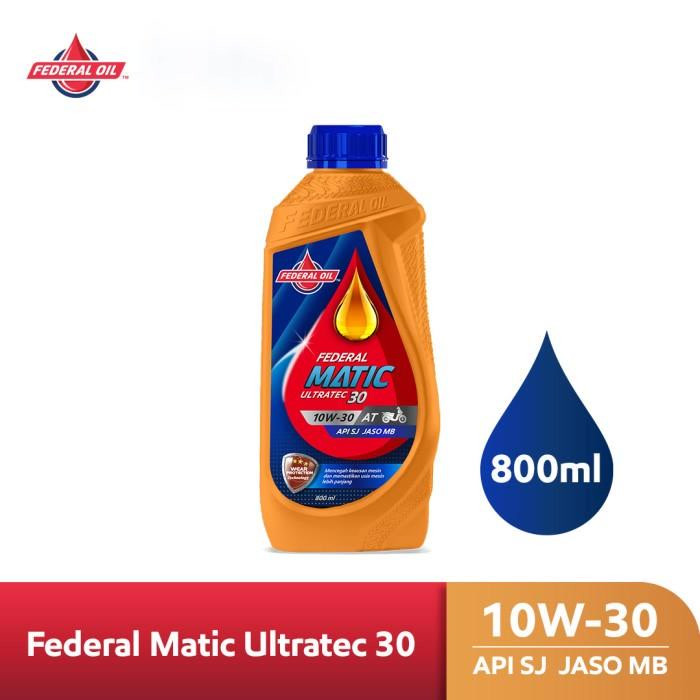 Jual FEDERAL MATIC ULTRATEC 30 10W-30 0.8L 800ml - Oli Motor Matic Asli Original Ori | Shopee ...