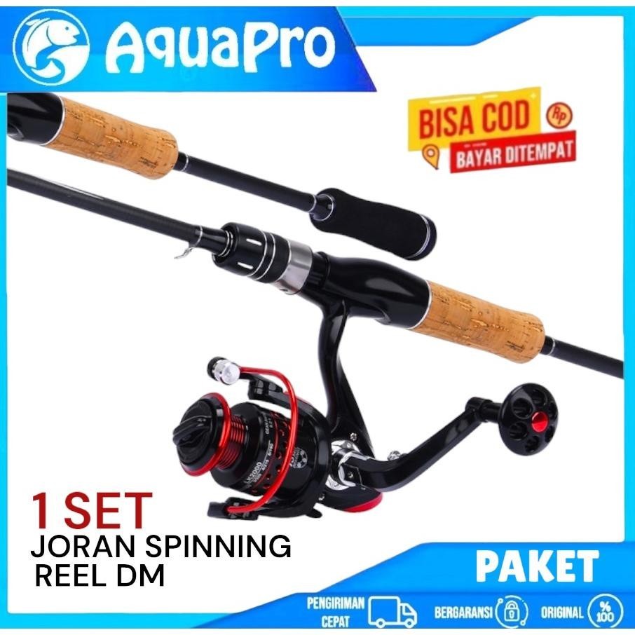 Jual Hot!!! 1 Set Paket Siap Mancing Joran Pancing Spinning Carbon ...