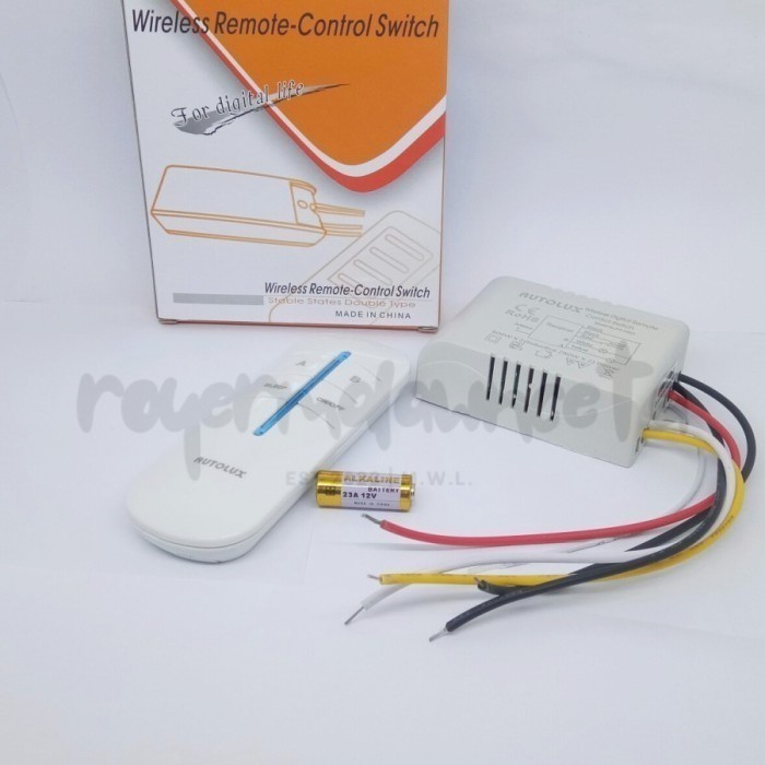 Jual Saklar remot 2 channel / remote control switch 2 channel 220v AC ...