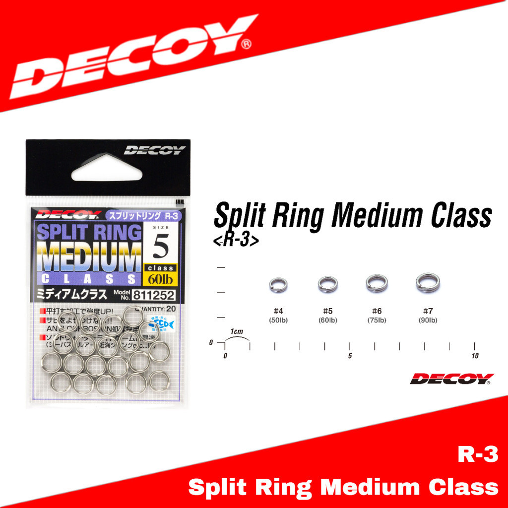 Jual Decoy R-3 Split Rings Medium Class | Shopee Indonesia