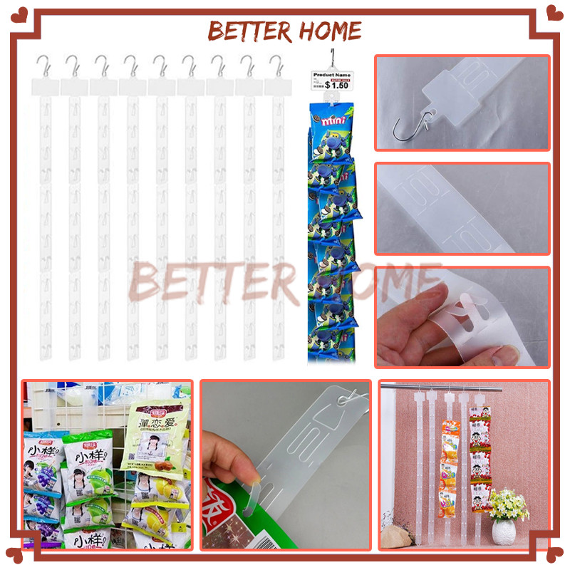 Jual 62cm Clip Strip Klip Display Makanan/Strip Gantung Display/Klip ...