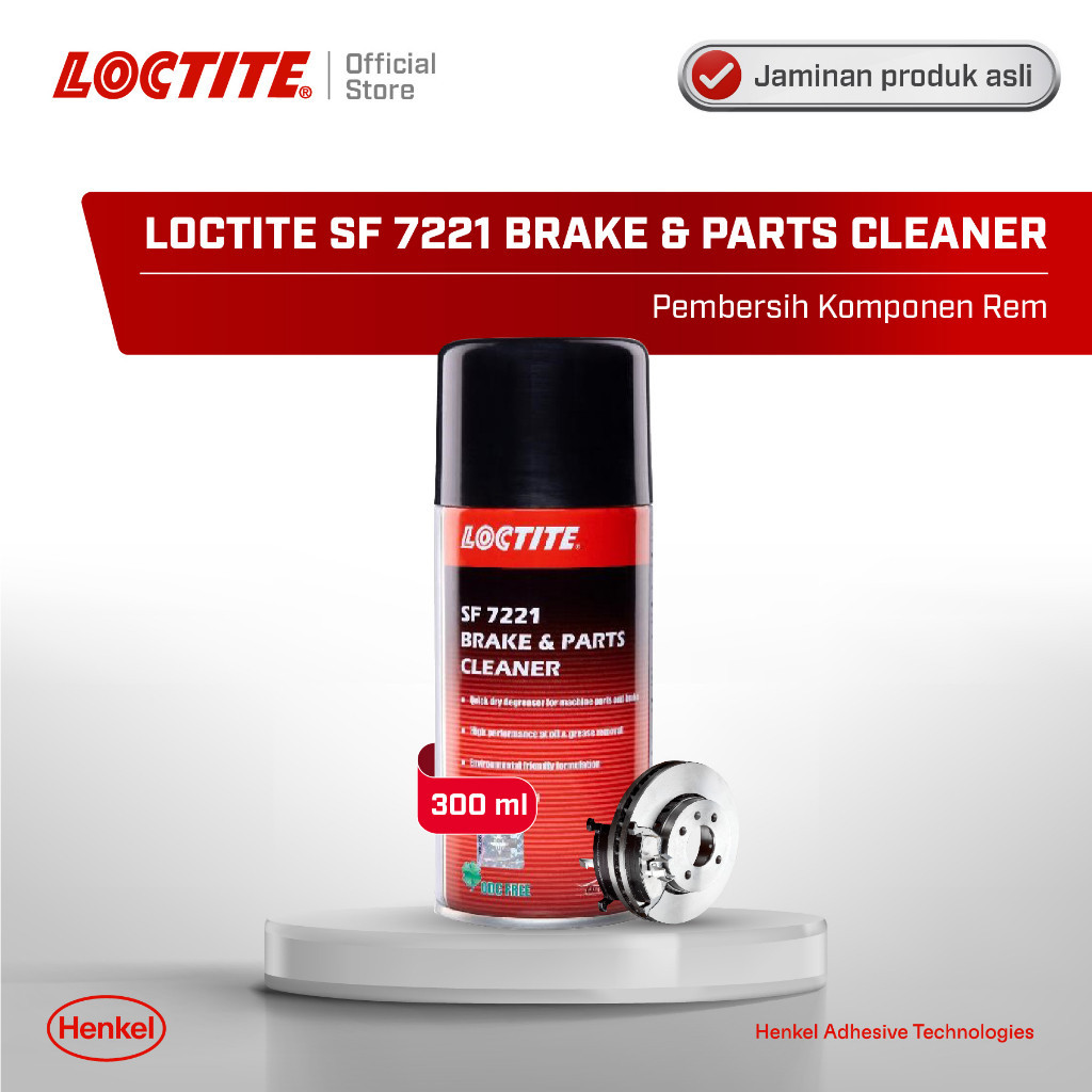 Jual LOCTITE SF 7221 Brake And Parts Cleaner Pembersih Rem 300 ml ...