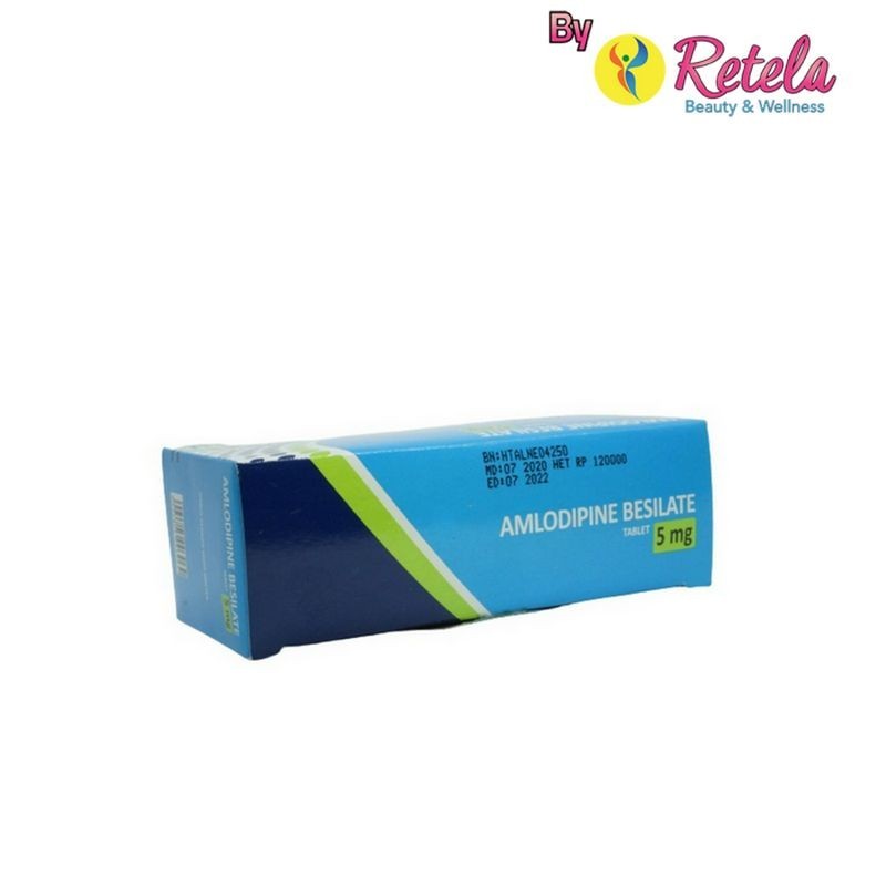 Jual AMLODIPINE 5MG 1 STRIP 10 TABLET (GEN-HJ) | Shopee Indonesia