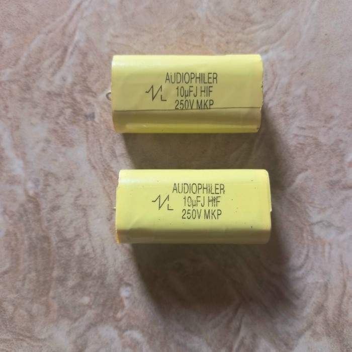 Jual kapasitor audiophiler 10uf 250v 106 capasitor audio philer 106j 10 ...