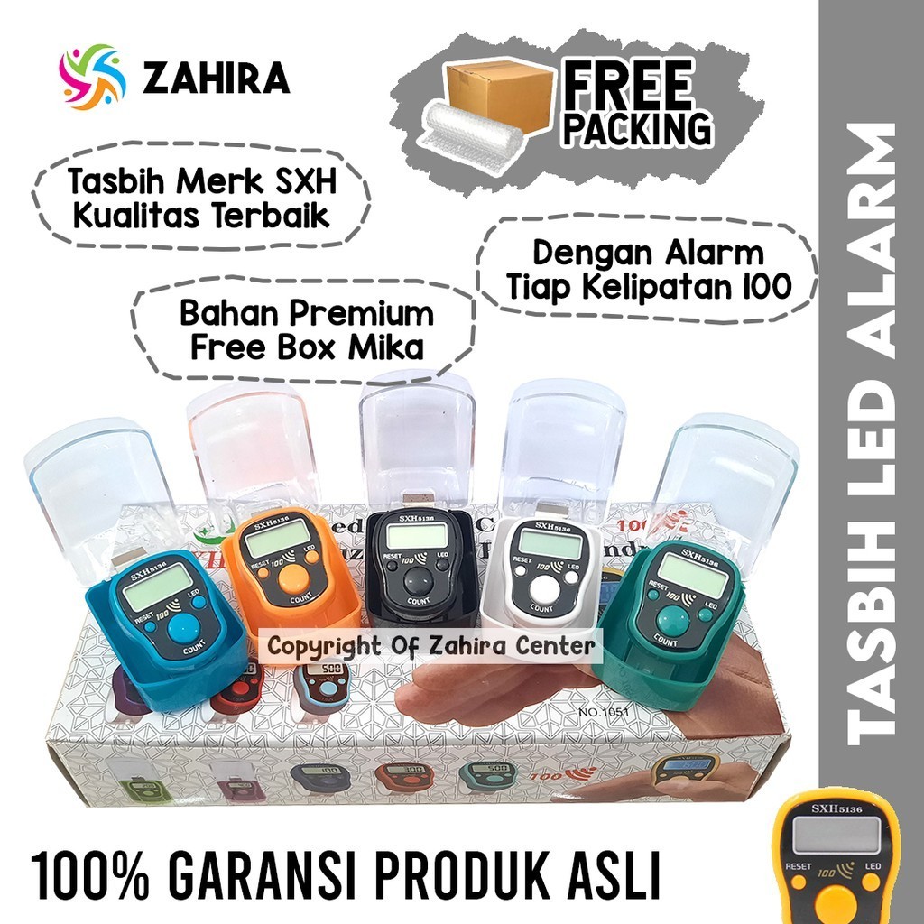 Jual KW38S 1 LUSIN Tasbih Digital Counter LED+ALARM BUZZER Per 100 ...