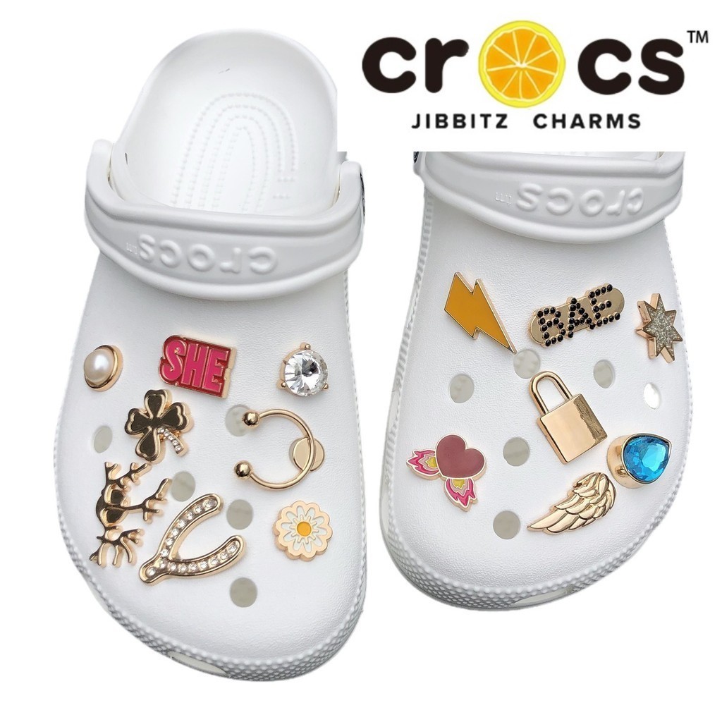 Jual Crocs Jibbitz 608 Pin Sandal Bros She Baae Sayap Hiasan Sendal ...