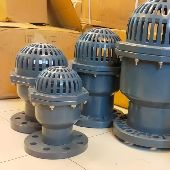 Jual Foot Valve PVC 2-1/2" Inch JIS 10K Flange Klep Swing Foot PVC DN ...