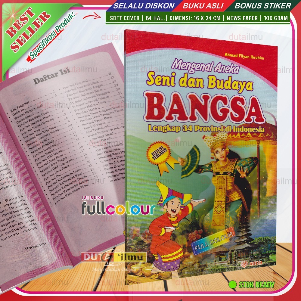 Jual Mengenal Aneka Seni dan Budaya BANGSA Lengkap 34 Propinsi | Shopee ... Jual Mengenal Aneka Seni dan Budaya BANGSA Lengkap 34 Propinsi | Shopee ...