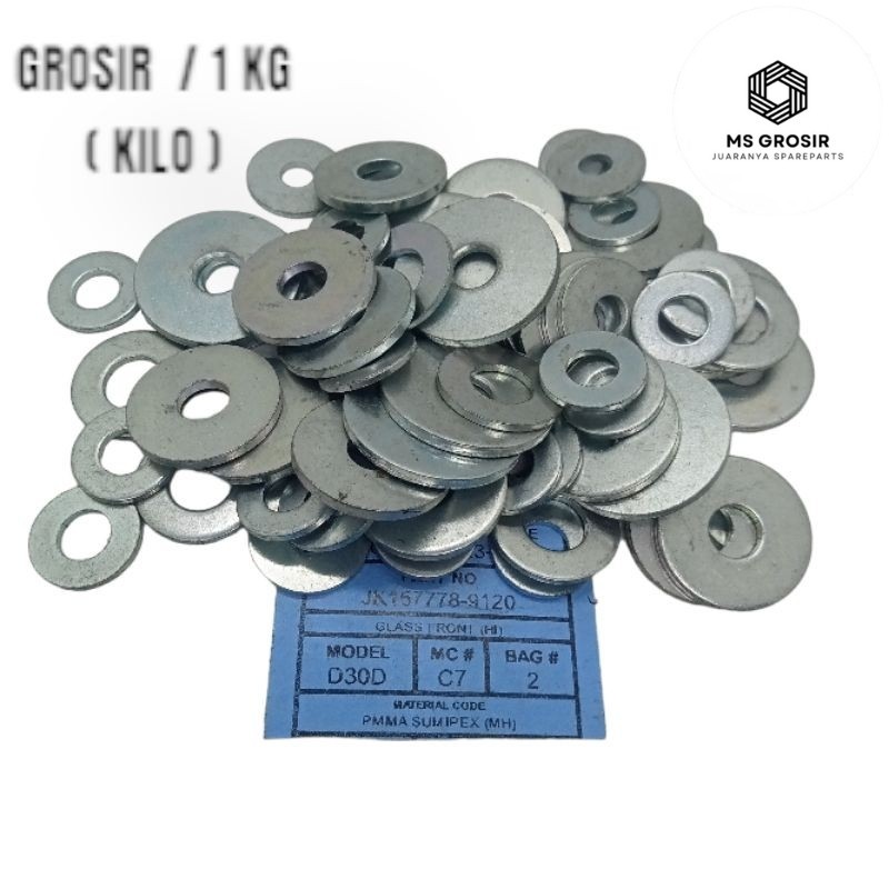 Jual RING KILOAN CAMPUR HARGA/KG RING PLAT M6 M8 M10 M12 BAUT 10 12 14 ...