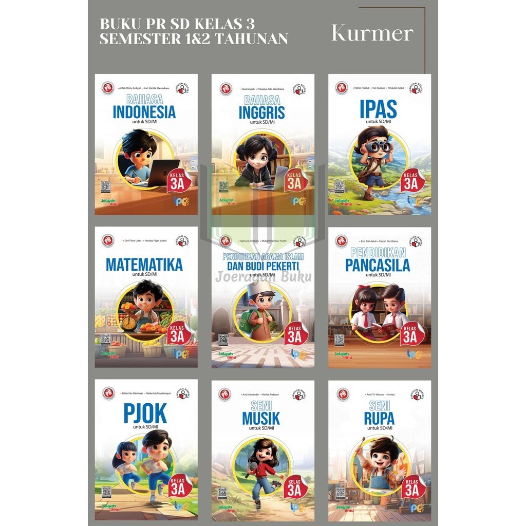 Jual Buku Pr/LKS SD/MI Kurmer Kelas 3/III Semester 1 Kurikulum Merdeka Intan pariwara Tahun 2024 ...