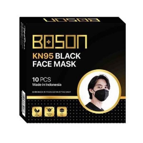 Jual BOSON DUCKBILL KN 95 BLACK 10'S | Shopee Indonesia
