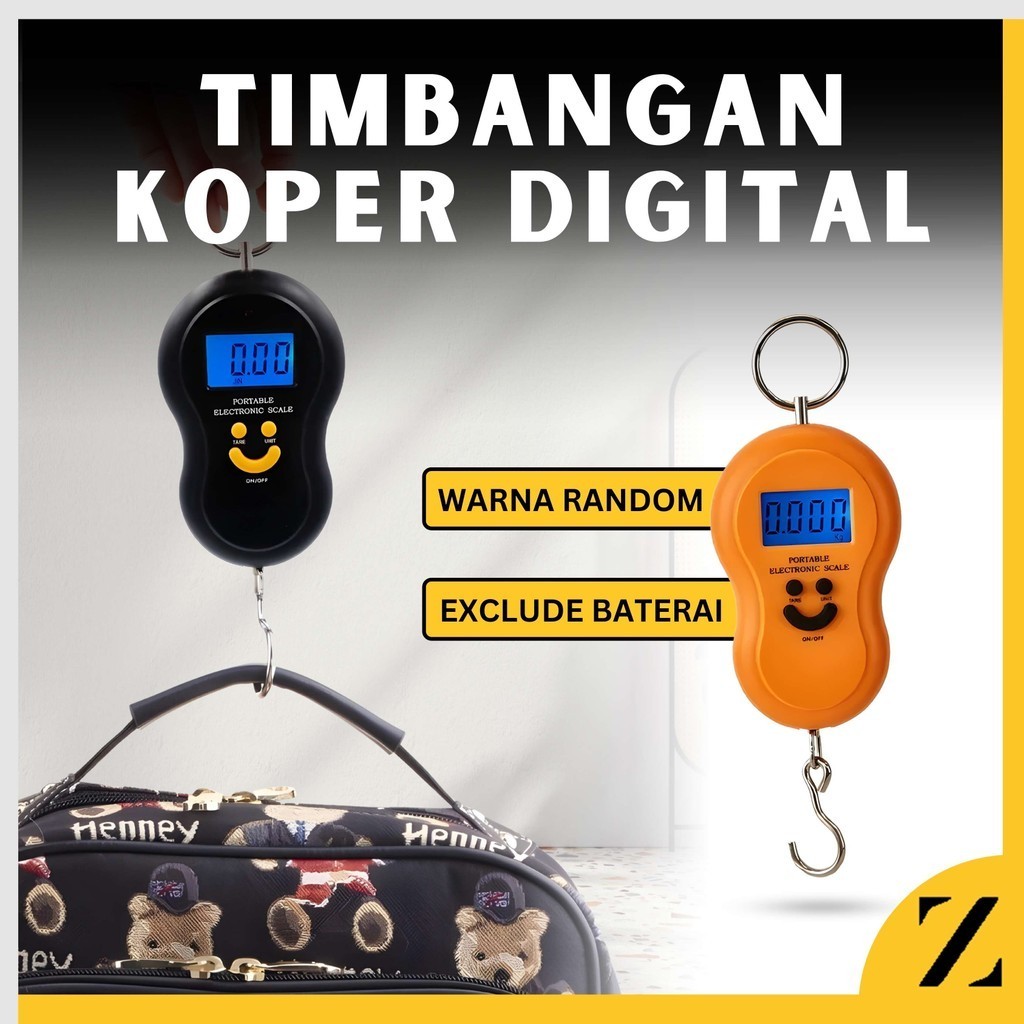 Jual Timbangan Koper Digital 50 kg Gantung Portable Tas Luggage Mini ...