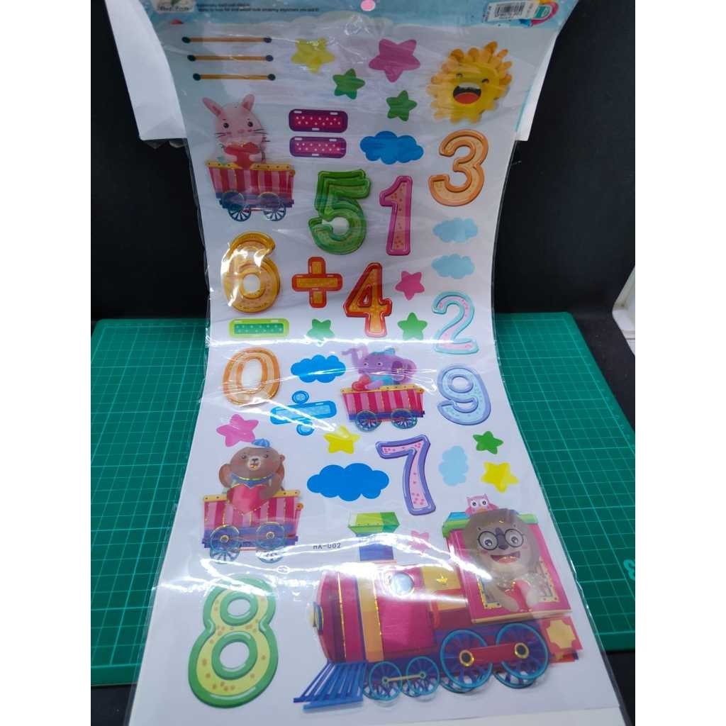 Jual Height Chart StickerSticker Room Angka dan HurufWallsticker Tinggi ...