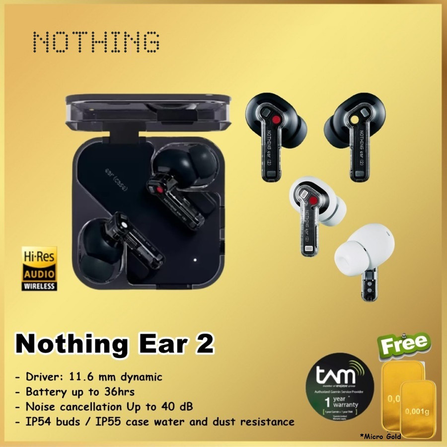 Jual Nothing Ear 2 TWS True Wireless Bluetooth Earbuds Earphone Ear2 ...