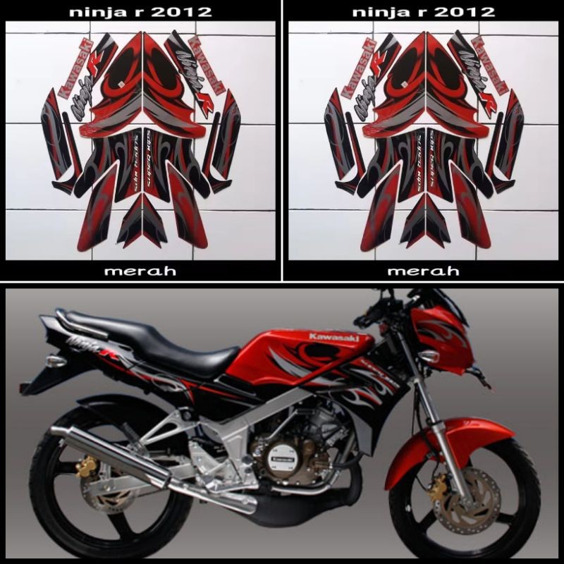 Jual STIKER STRIPING LIS LES POLET PLAT PLISIR BODY MOTOR KAWASAKI ...
