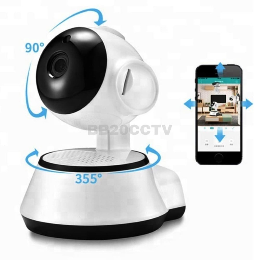Jual SL ip cam camera kamera cctv wifi wireless v380 smart wifi cctv ...