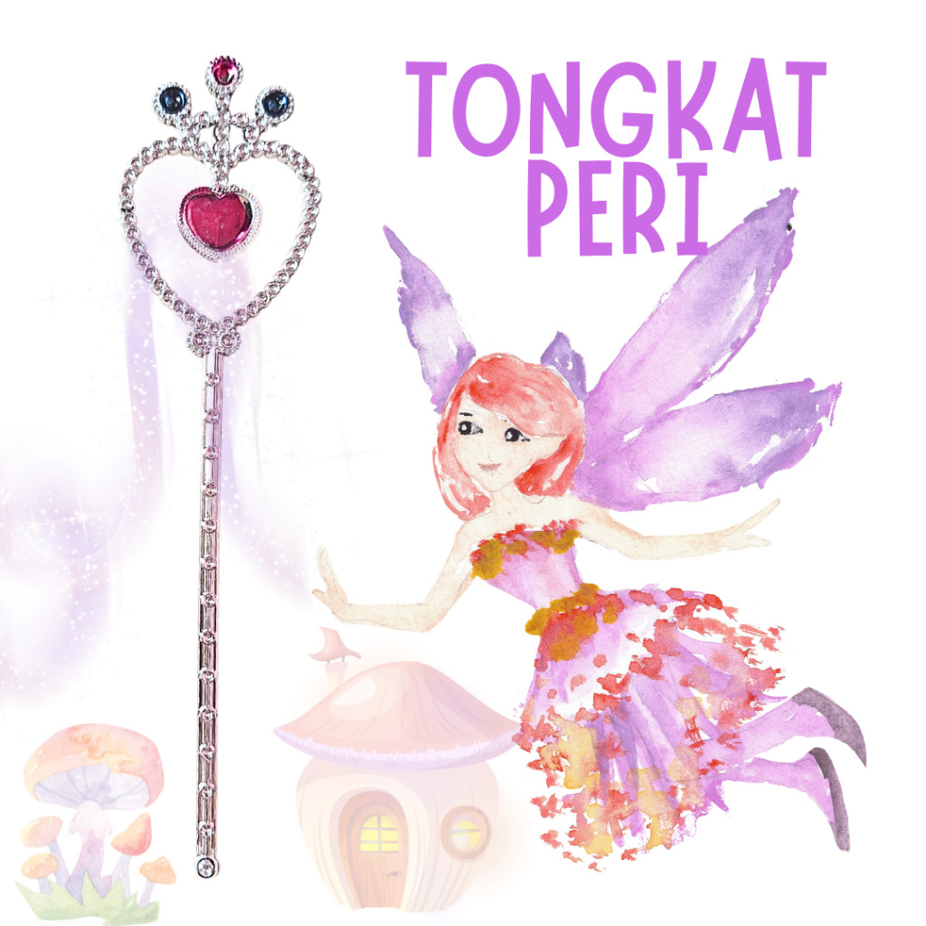 Jual (NARA MEOW) 5PCS MAINAN TONGKAT STICK PERI PRINCESS | Shopee Indonesia