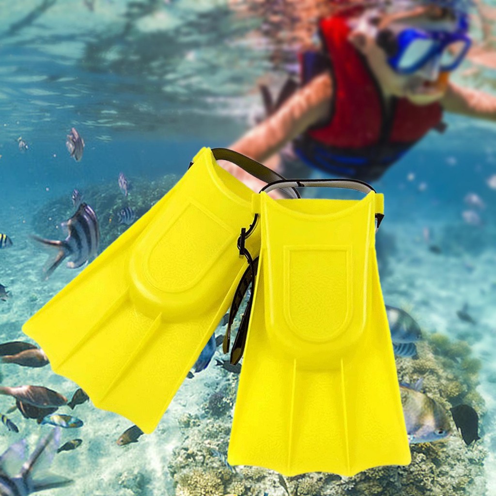 Jual Diving Fins Feet Shoes Traveling Snorkel Equipment Swim Training ...