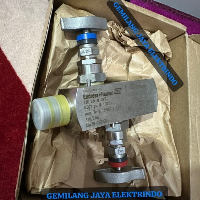 Jual SCHNEIDER ENDRESS + HAUSER EH DA63M-TB2DGG 420BAR 2VALVE 316L ...