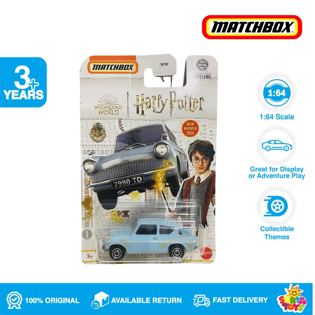 Jual Matchbox 2024 - 1962 Ford Anglia Harry Potter | Shopee Indonesia