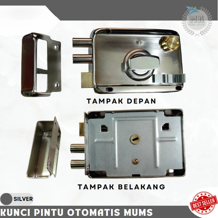 Jual Kunci Pintu Otomatis Kunci Pintu Besi Kunci Tambahan RIM LOCK ...