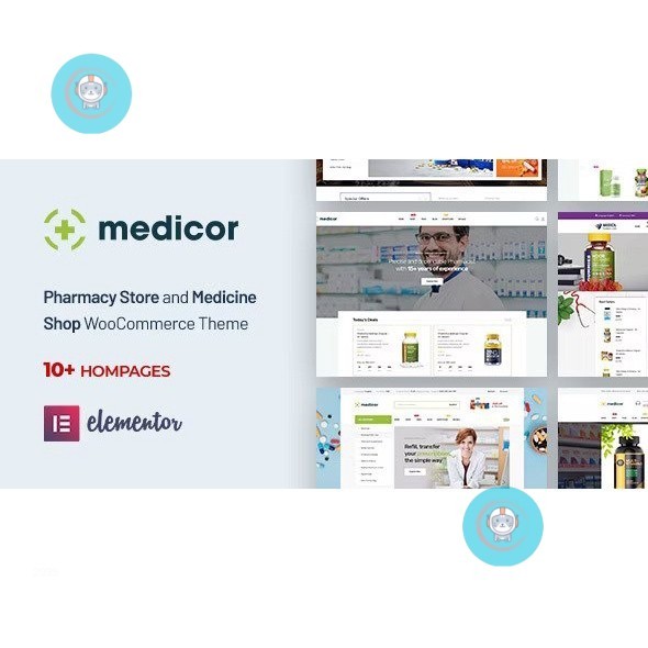 Jual Medicor – Medical Clinic & Pharmacy WooCommerce WordPress Theme 1.7.5 WP | Shopee Indonesia