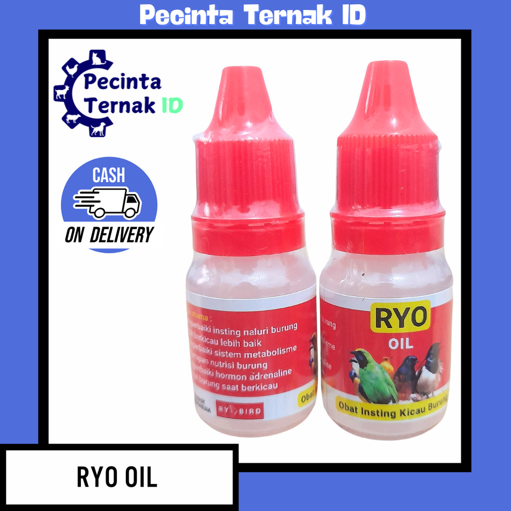Jual RYO OIL 10 ML - Vitamin Suplemen Burung, Minyak Metabolis Burung ...