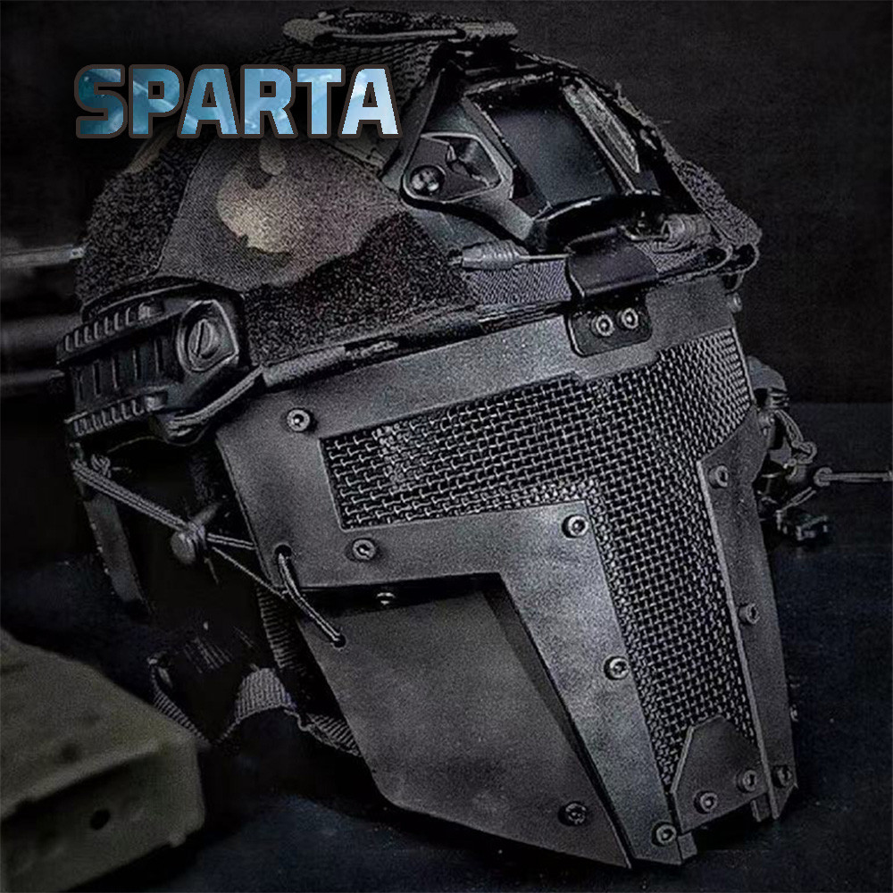 Jual Tactical Helmet Set with Camouflage Helmet Cover &Airsoft Full ...